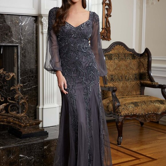MGNY by Morilee | Dresses | Mgny By Morilee Charcoal Mother Of The ...